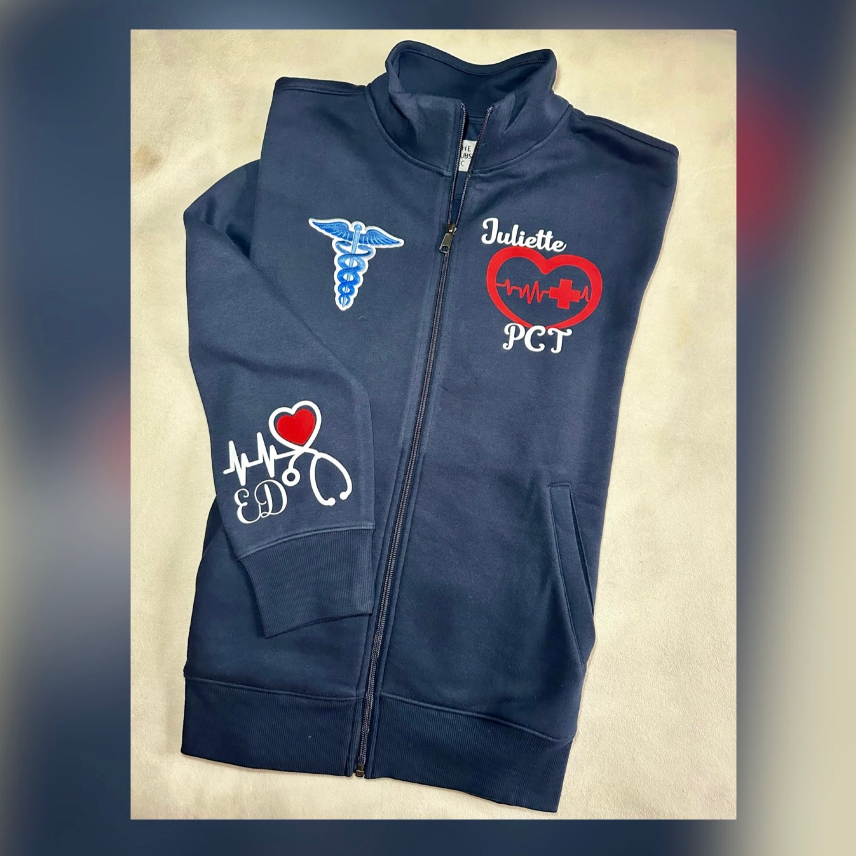 Customizable Healthcare Jacket Unisex | A.S.H.É Scrubs